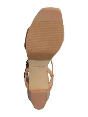Bernardo Canto Leather Platform Sandals - Dune