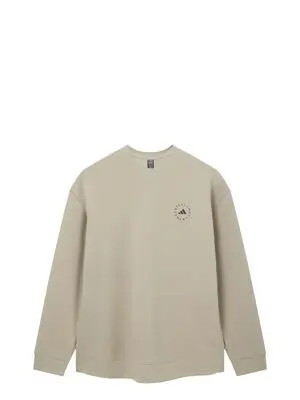Stella McCartney Logo Oversized Sweatshirt Desert Sand Beige