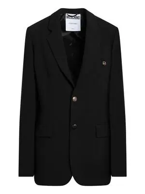 Moschino Single-breasted Jacket - Black