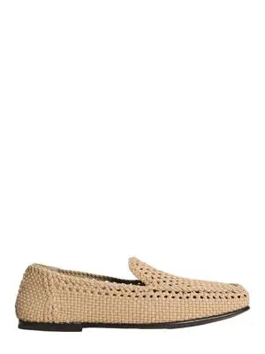 Dolce & Gabbana Crochet Slipper - Brown