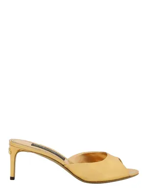 Dolce & Gabbana Sandalo Mules - Gold