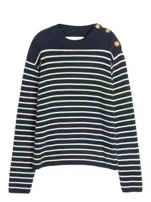 Valentino Garavani Striped Sweater - Blue