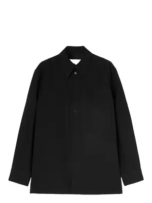 JIL SANDER Wool Shirt - Black