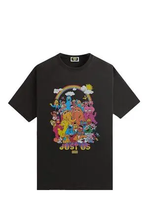 Kith X Sesame Street Characters Vintage Tee Shirt - Black