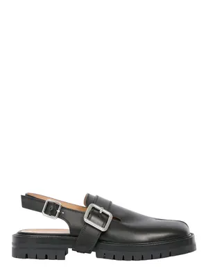MAISON MARGIELA Tabi Leather Sandals - Black