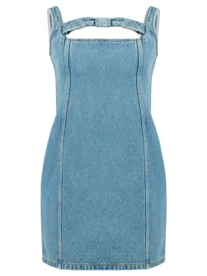 Nina Ricci Denim Mini Dress - Blue