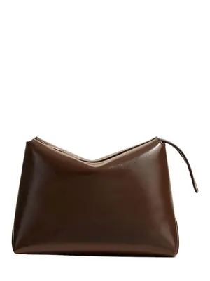 Khaite Small Lina Clutch - Brown