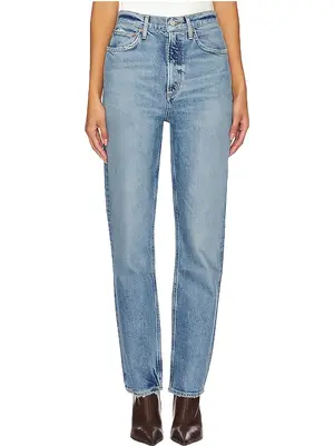 AGOLDE AGOLDE High Rise Stovepipe Jeans Denim-light