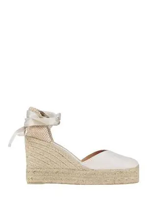 CastaÑer Espadrille Wedge Sandals - Off White