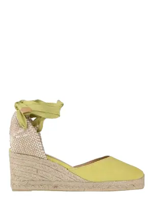CastaÑer Espadrilles With Ankle Ties - Green