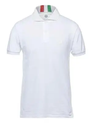 PEOPLE OF SHIBUYA Polo Shirt Size Cotton, Elastane - White