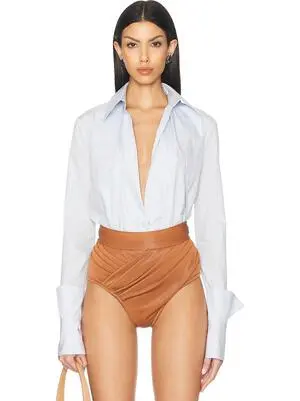 LAQUAN SMITH LaQuan Smith Fitted Button Down Shirt