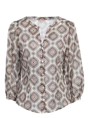 CAMICETTASNOB Printed Woven Shirt - Beige
