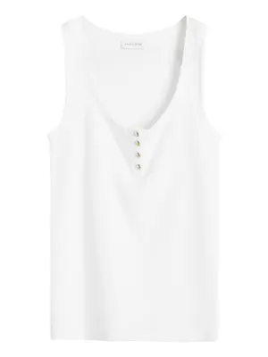 ANINE BING Alessia Tank Top - Ivory