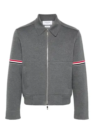 THOM BROWNE Thom Browne RWB-Stripe Zip-Up Jacket