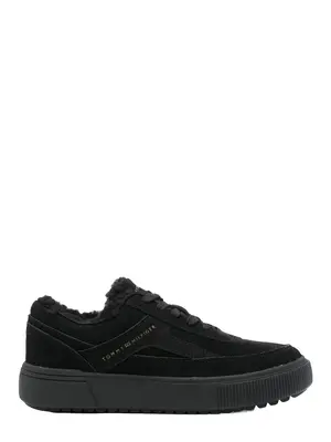Tommy Hilfiger Suede Sneakers - Black