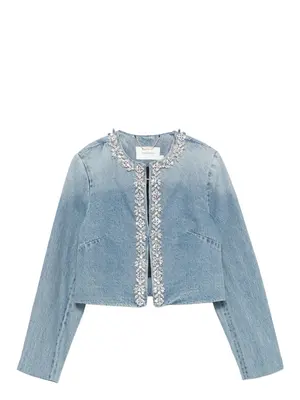 Zimmermann Crush Jacket - Blue