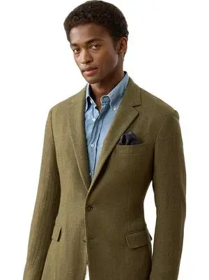 Ralph Lauren Hadley Hand-tailored Cashmere Jacket - Fern Green