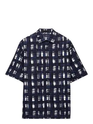 Prada Short-sleeves Cotton Shirt - Blue