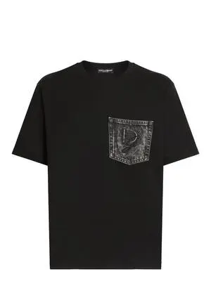 Dolce & Gabbana Logo Pocket T-shirt - Black