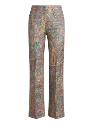 ETRO ETRO Paisley-Print Tailored Trousers