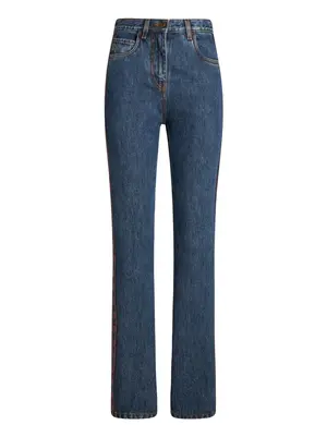 Etro Straight Leg Jeans - Blue