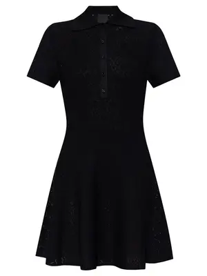Givenchy Monogram-jacquard Dress - Black