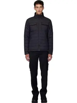 QUARTZ CO. Neal Lightweight Insulated Shirt Jacket - Black