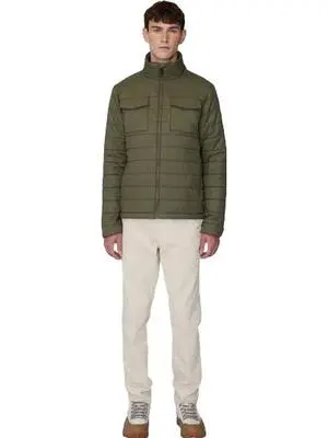 QUARTZ CO. Neal Lightweight Insulated Shirt Jacket - Sage