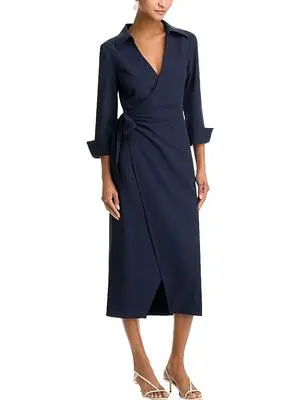 Cinq À Sept Cayleigh Midi Dress Navy