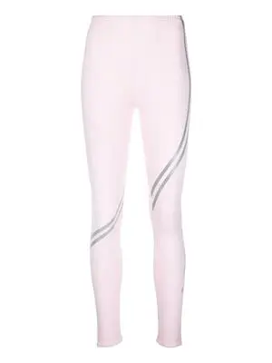 Loewe Logo-print Stretch Leggings Pink