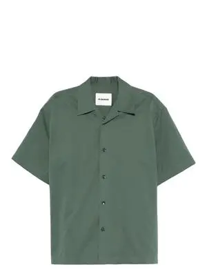 JIL SANDER Poplin Shirt - Green