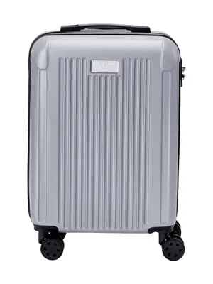 Marc New York 21-inch Upright Carry-on Suitcase - Silver