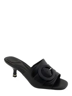 KENNETH COLE Valentina Sandal - Black Leather