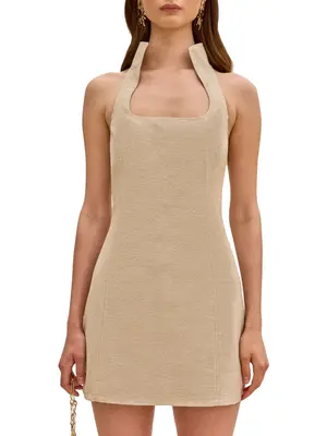 Cult Gaia Akaia Mini Dress - Neutrals