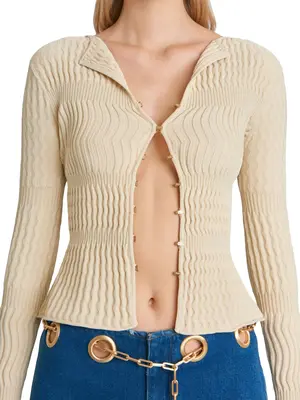 Cult Gaia Irena Cardigan - Neutrals