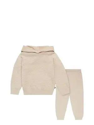 MODERN MOMENTS™ BY GERBER Sweater Knit Hoodie And Pant Set - Oatmeal Heather