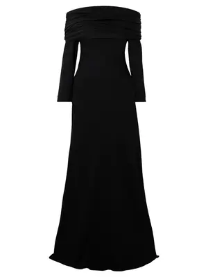 Givenchy Off-the-shoulder Maxi Dress - Black