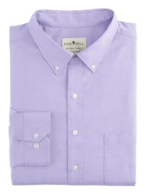 OAK HILL BY DXL Oxford Dress Shirt - Dusk