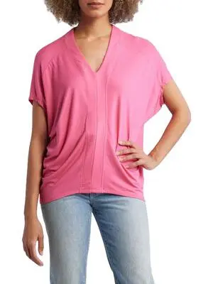 APNY Dolman Sleeve Tunic - Flamingo