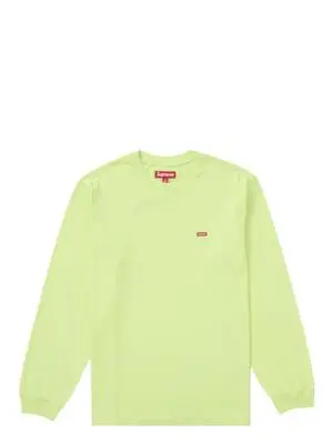 Supreme Small Box Long Sleeve Tee Shirt - Bright Green