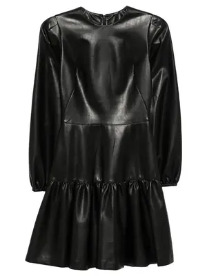 Ermanno Scervino Long-sleeve Midi Dress - Black