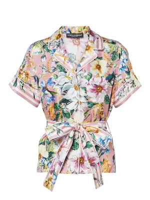 Dolce & Gabbana Floral Silk Shirt - Multicoloured