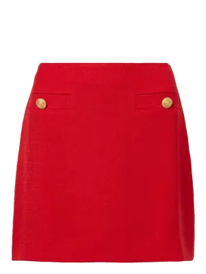 Rixo Stefania Mini Skirt - Red