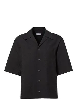 Alexander McQueen Oversized Bowling Shirt - Black