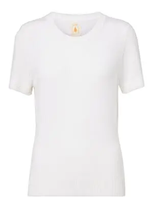Jardin Des Orangers Knitted Cashmere T-shirt - White