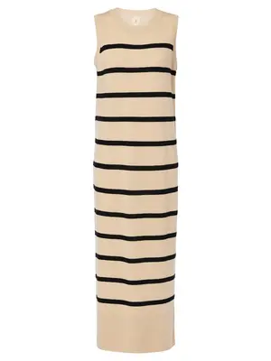 Jardin Des Orangers Wool And Cashmere Maxi Dress - Beige