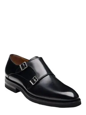 Magnanni Omnia Double Monk Strap Loafers - Black