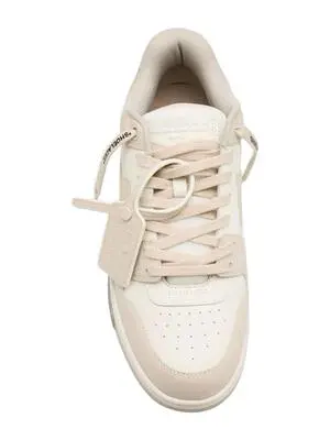 Off-White Out Of Office Leather Sneakers - White Beige