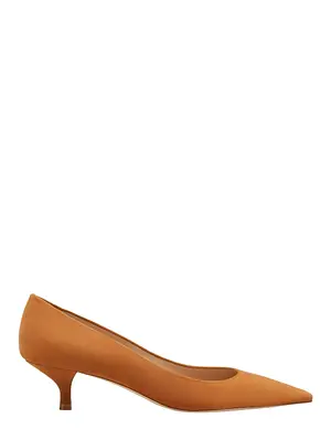 STUART WEITZMAN Stuart Weitzman Stuart Suede Kitten Pumps Hazel